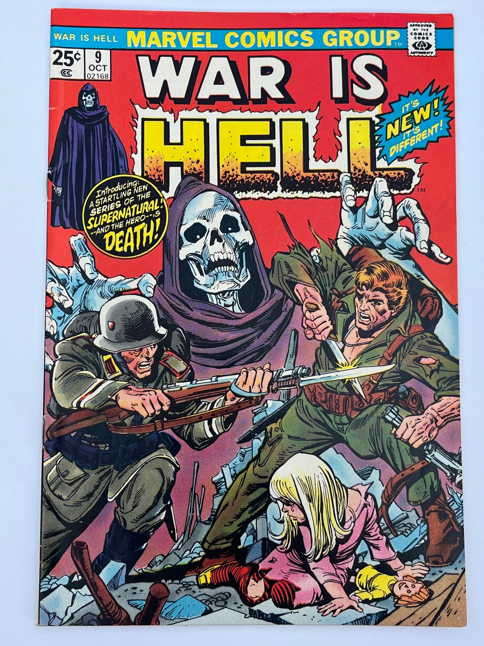 War Is Hell #9 (1974) 1st app. of Death – Rust Belt Comics Online Comic Book Store