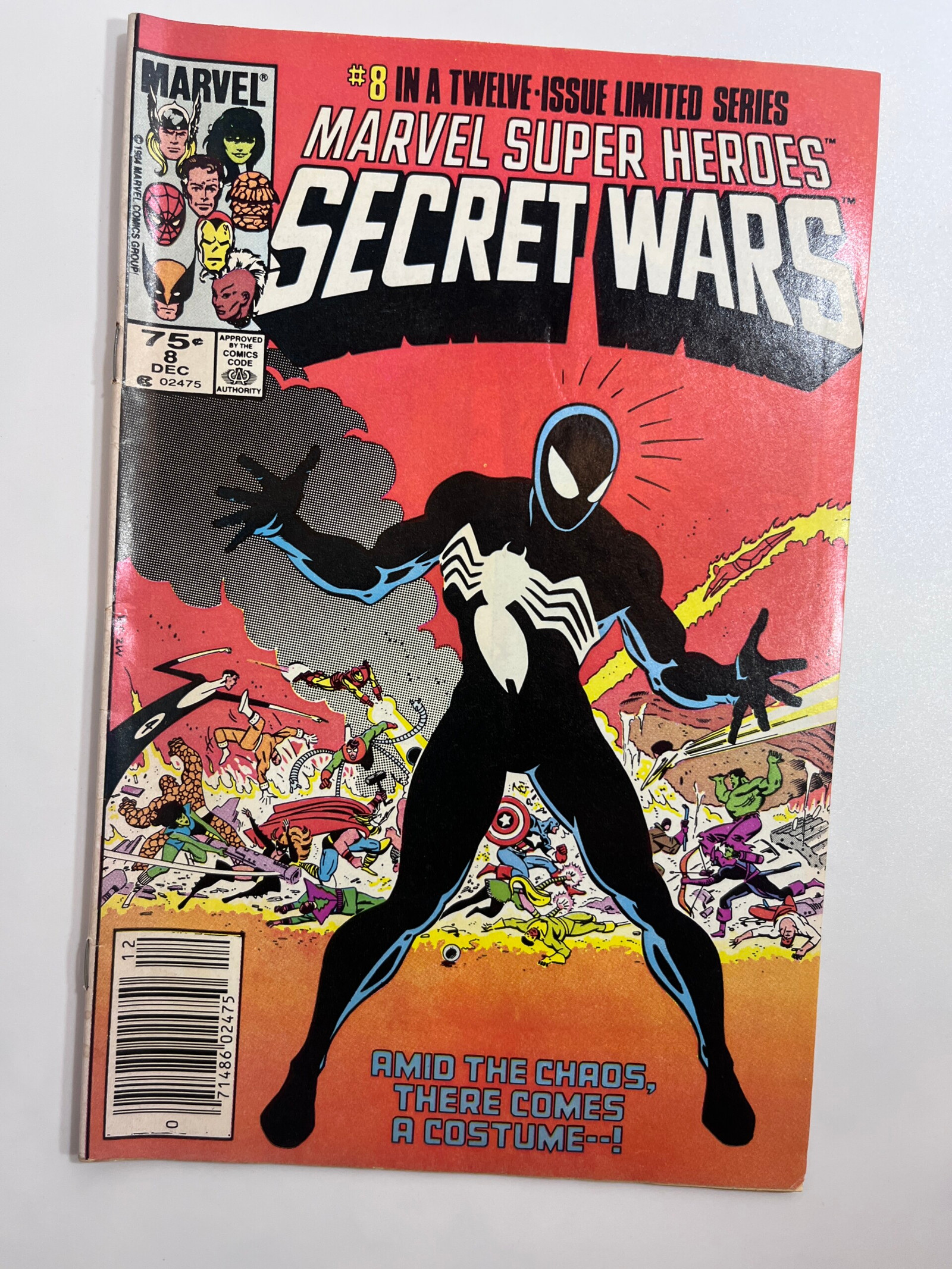 Marvel Super Heroes Secret Wars #8 (1984) Origin of the alien symbiote ...