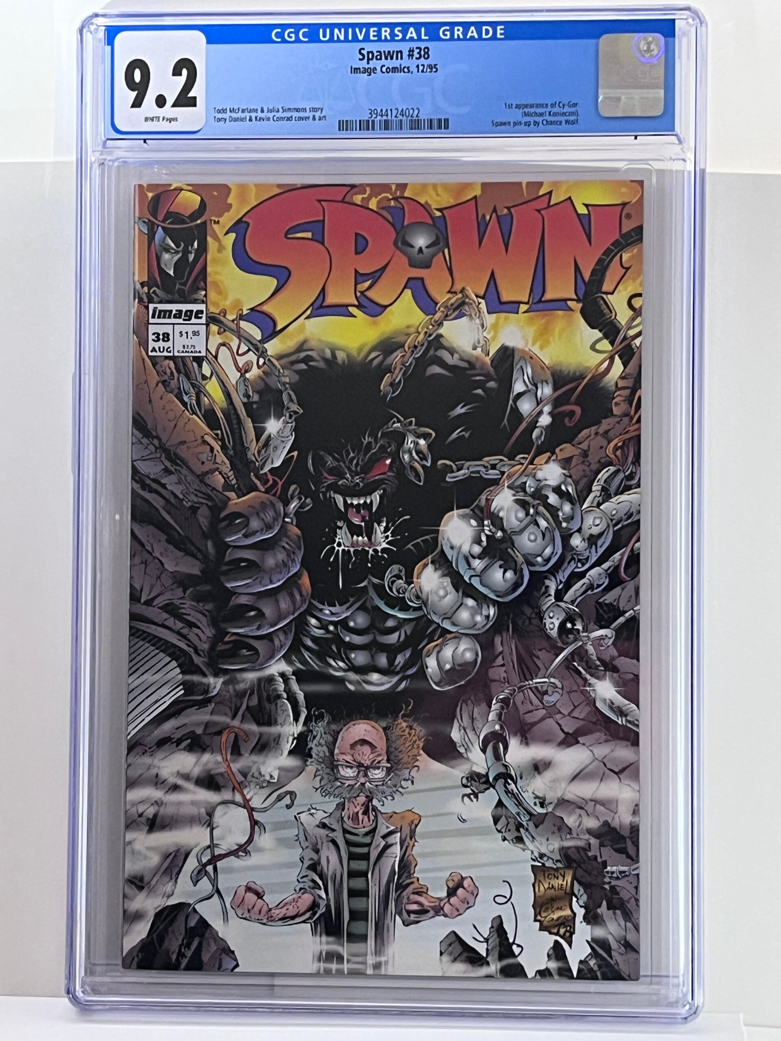 Spawn #38 CGC 9.2 (1995) Origin & 1st app. Cy-Gor – Rust Belt Comics ...