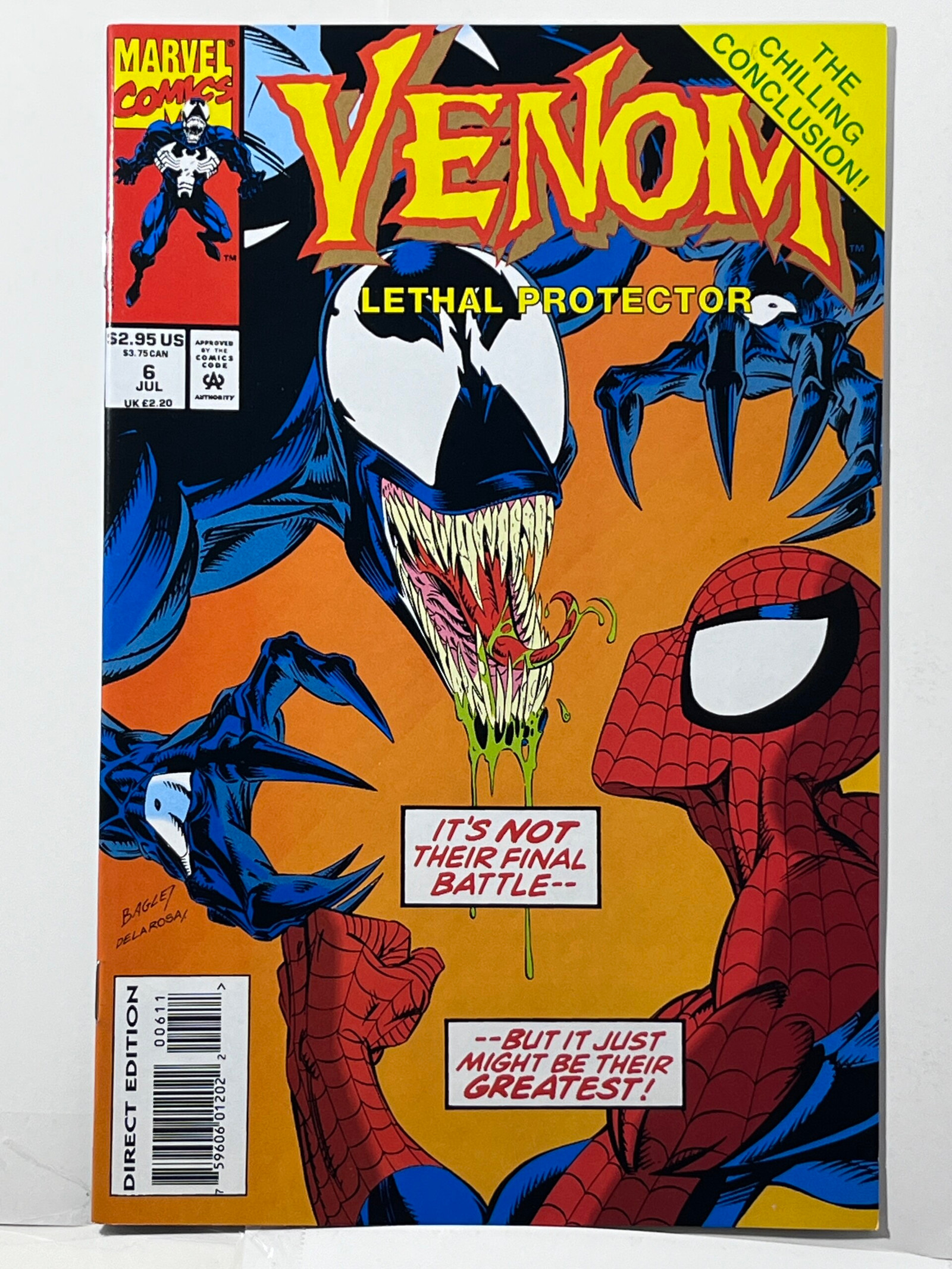 Venom: Lethal Protector #6 (1993) – Rust Belt Comics Online Comic Book ...